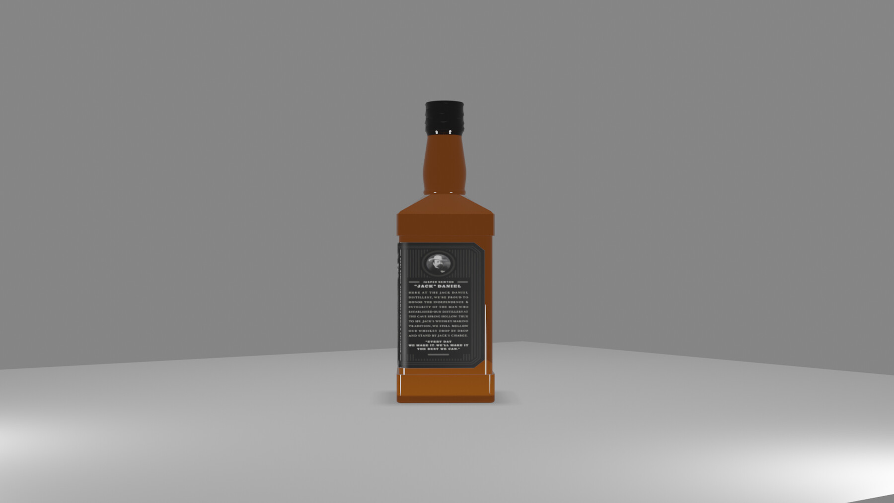 ArtStation - JACK DANIELS WHISKEY BOTTLE | Resources