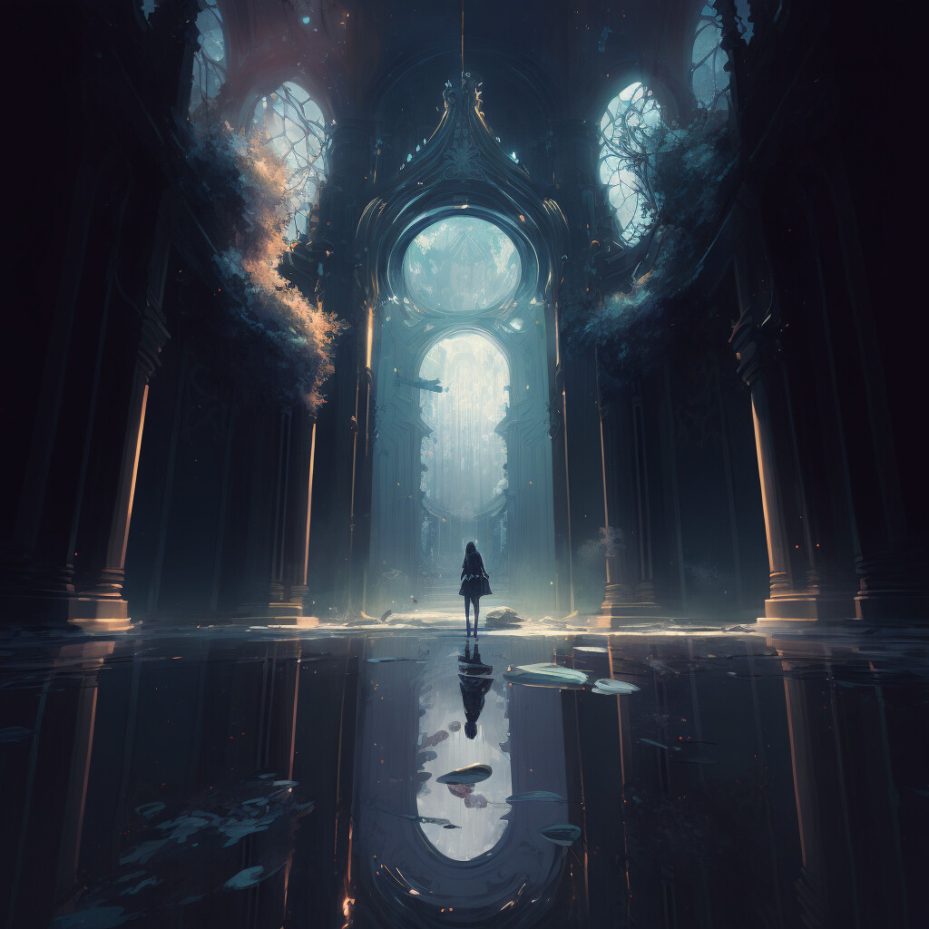 ArtStation - Shattered Reflections: Trapped in a cycle of falls 1 ...
