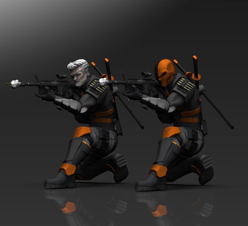 ArtStation - Deathstroke STL Files for 3D printing by CG Pyro fanarts ...
