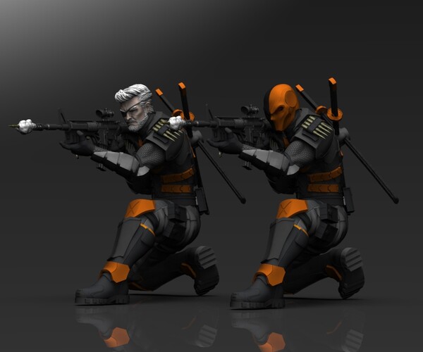 ArtStation - Deathstroke STL Files for 3D printing by CG Pyro fanarts ...