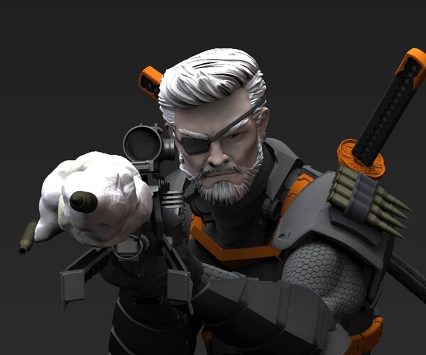 ArtStation - Deathstroke STL Files for 3D printing by CG Pyro fanarts ...