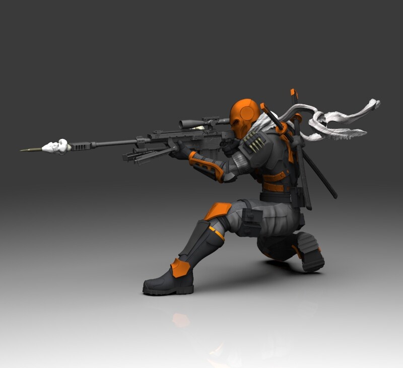 ArtStation - Deathstroke STL Files for 3D printing by CG Pyro fanarts ...