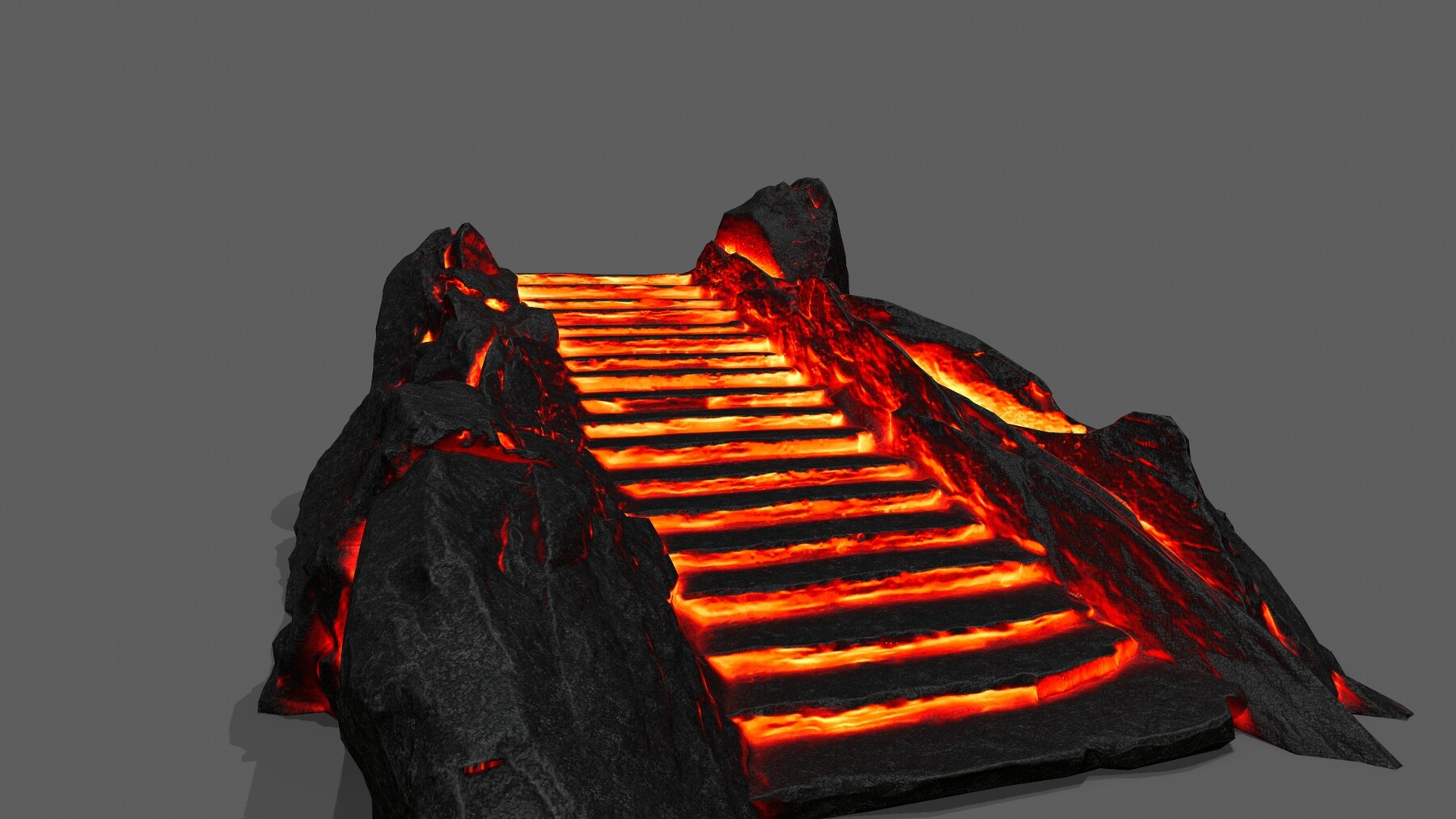 ArtStation - Volcanic Stairs | Game Assets