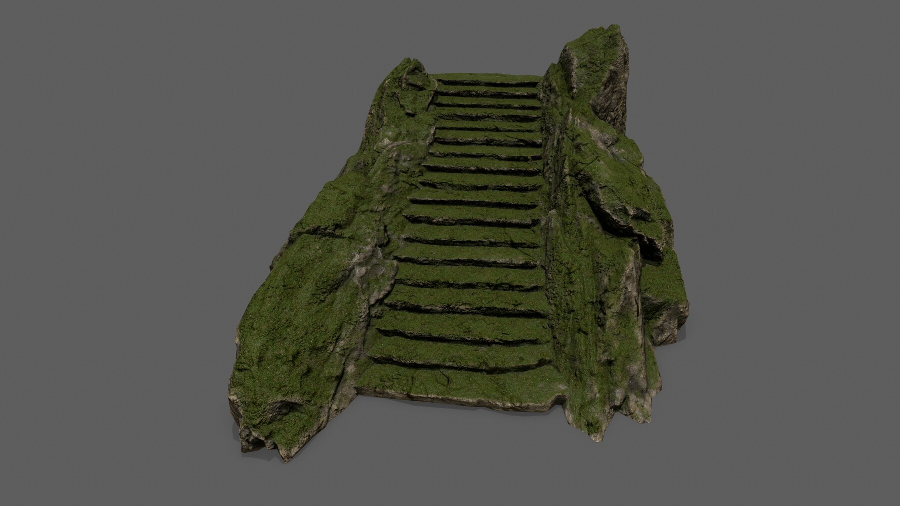 ArtStation - Mossy Stair | Game Assets