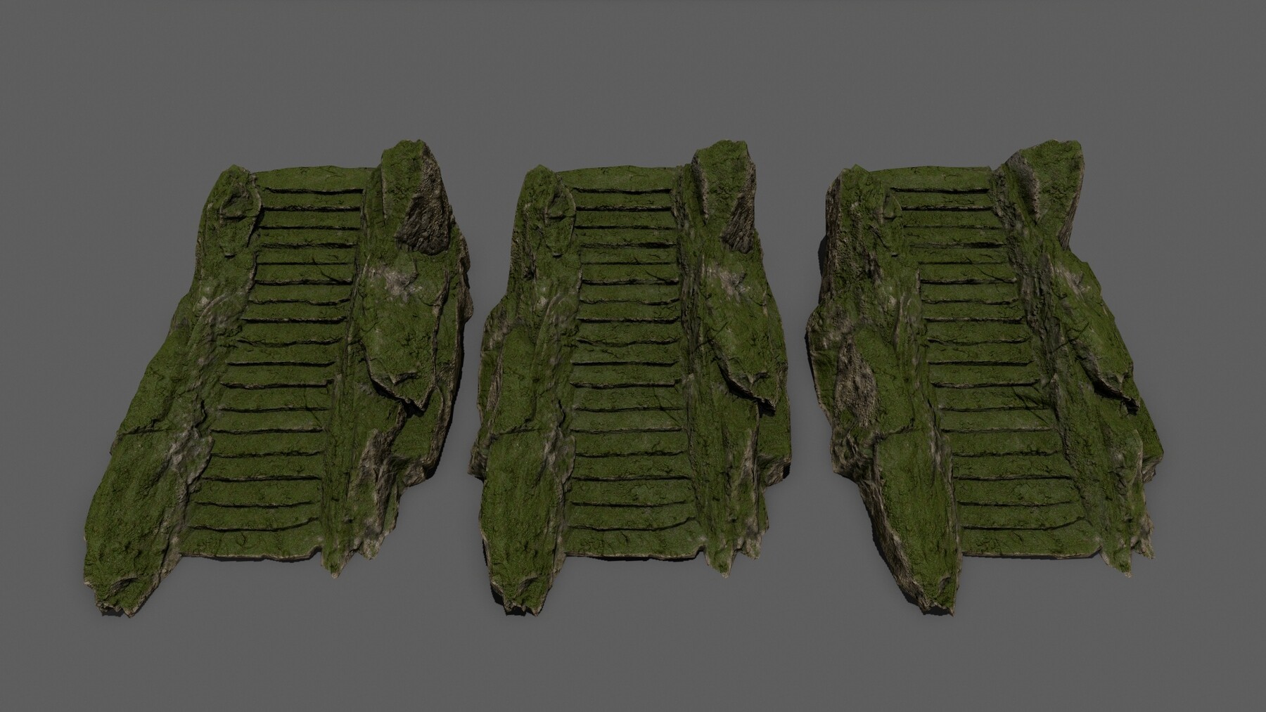 ArtStation - Mossy Stair | Game Assets