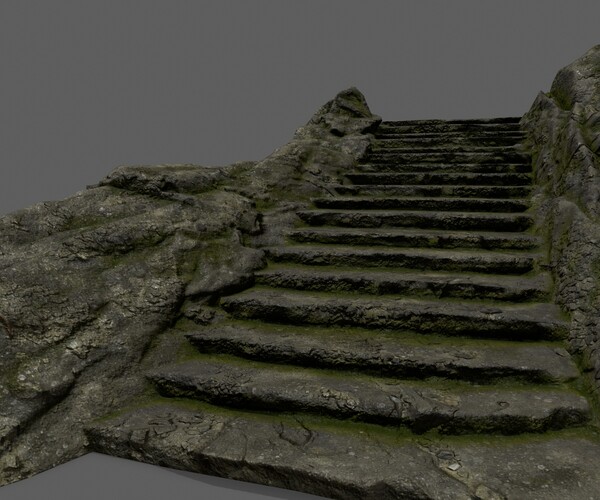 ArtStation - Rock Stair | Game Assets