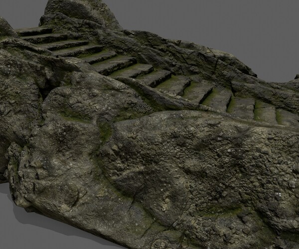 ArtStation - Rock Stair | Game Assets