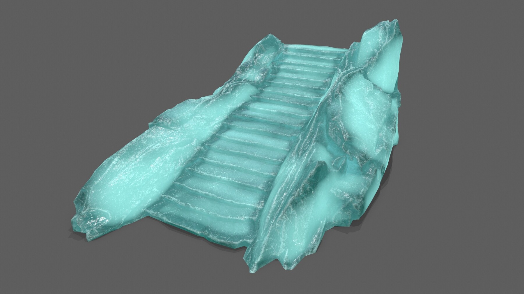 ArtStation - Ice Stair 2 | Game Assets