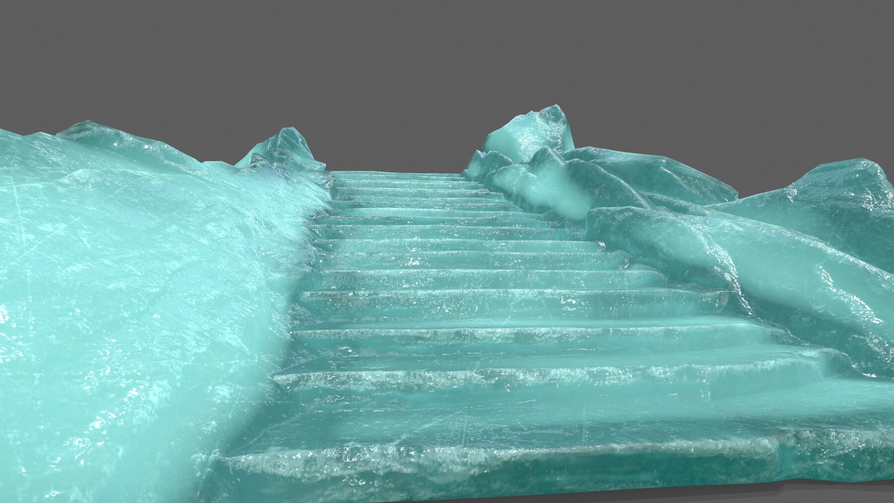 ArtStation - Ice Stair 2 | Game Assets
