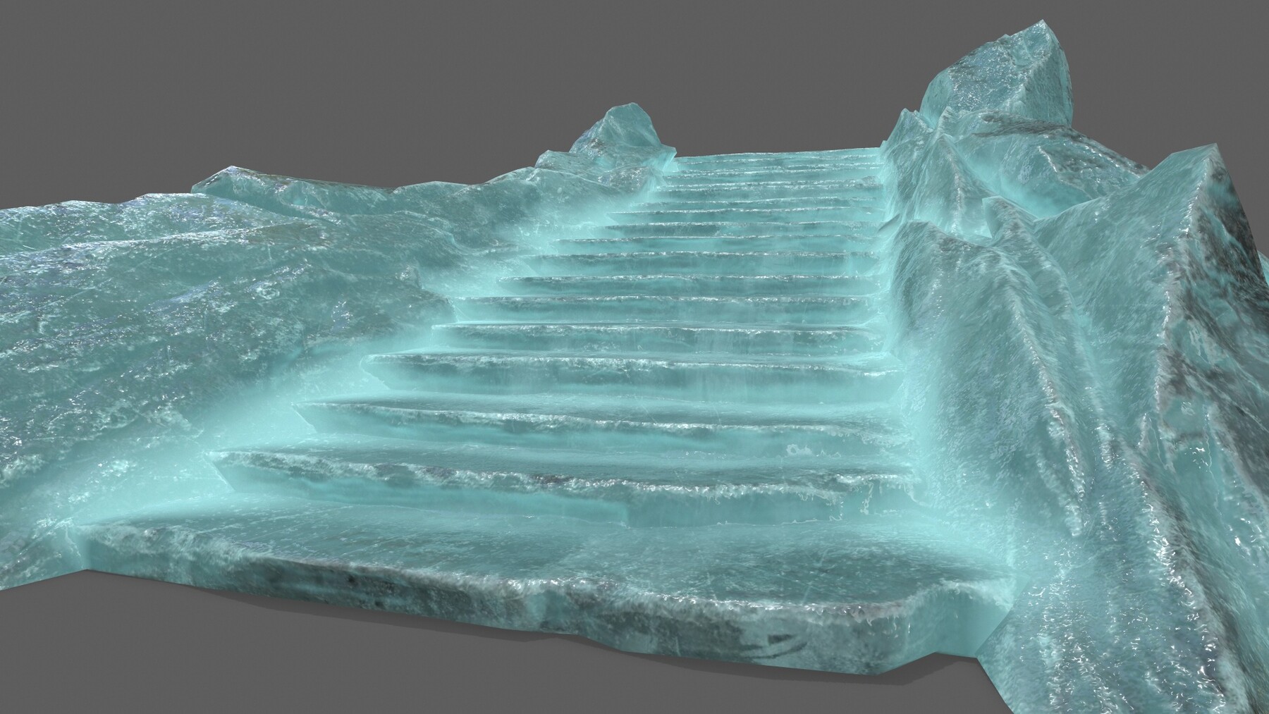 ArtStation - Ice Stair 3 | Game Assets