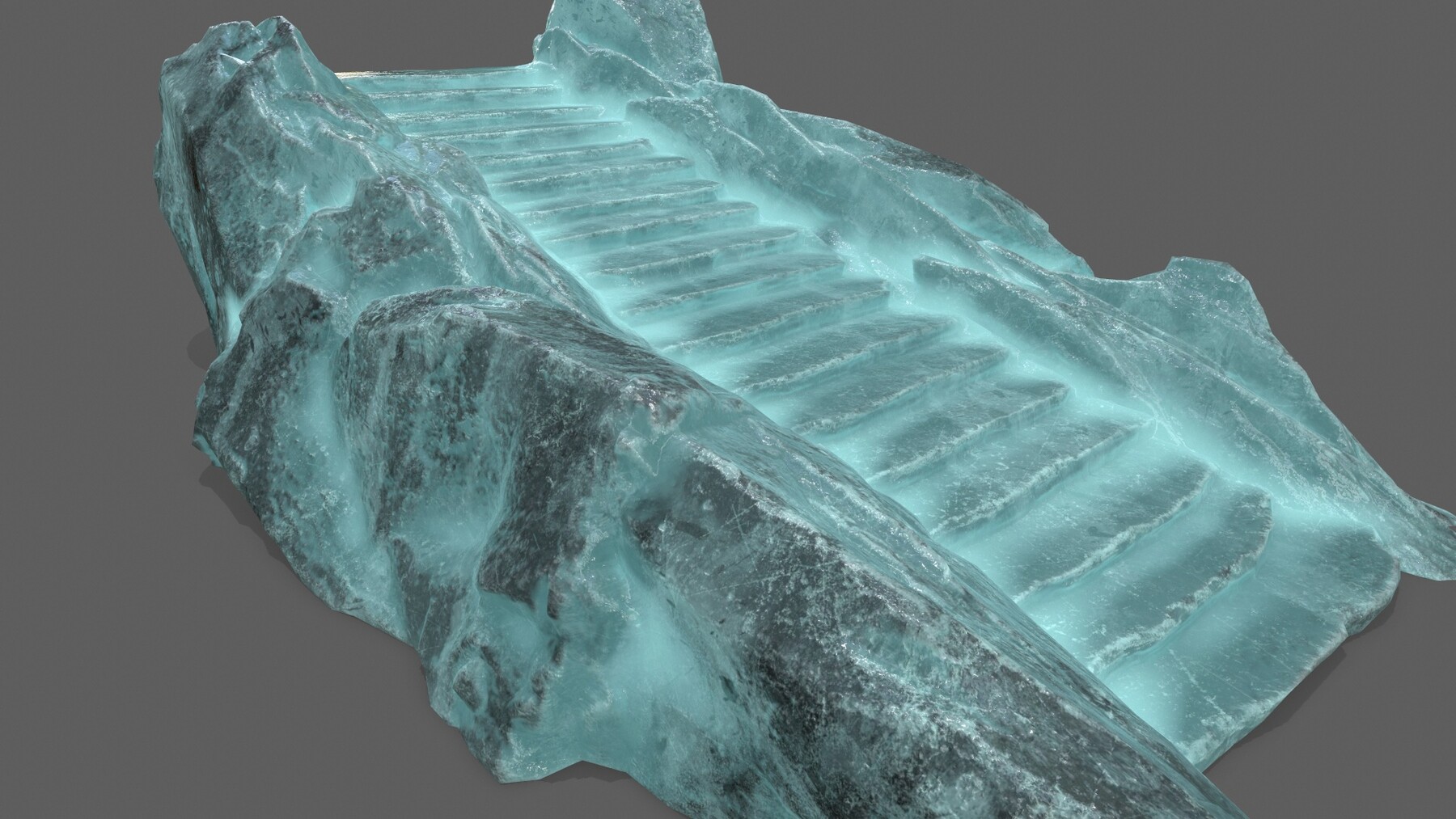 ArtStation - Ice Stair 3 | Game Assets