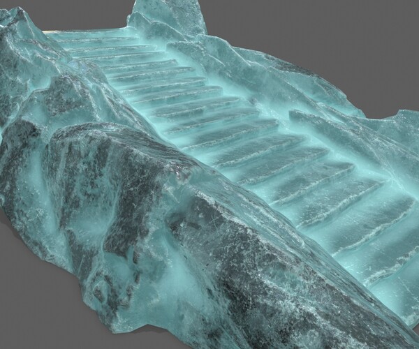 ArtStation - Ice Stair 3 | Game Assets