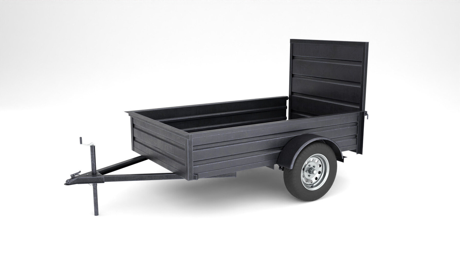 ArtStation - Utility Trailer 3D Model PBR 3D model | Resources
