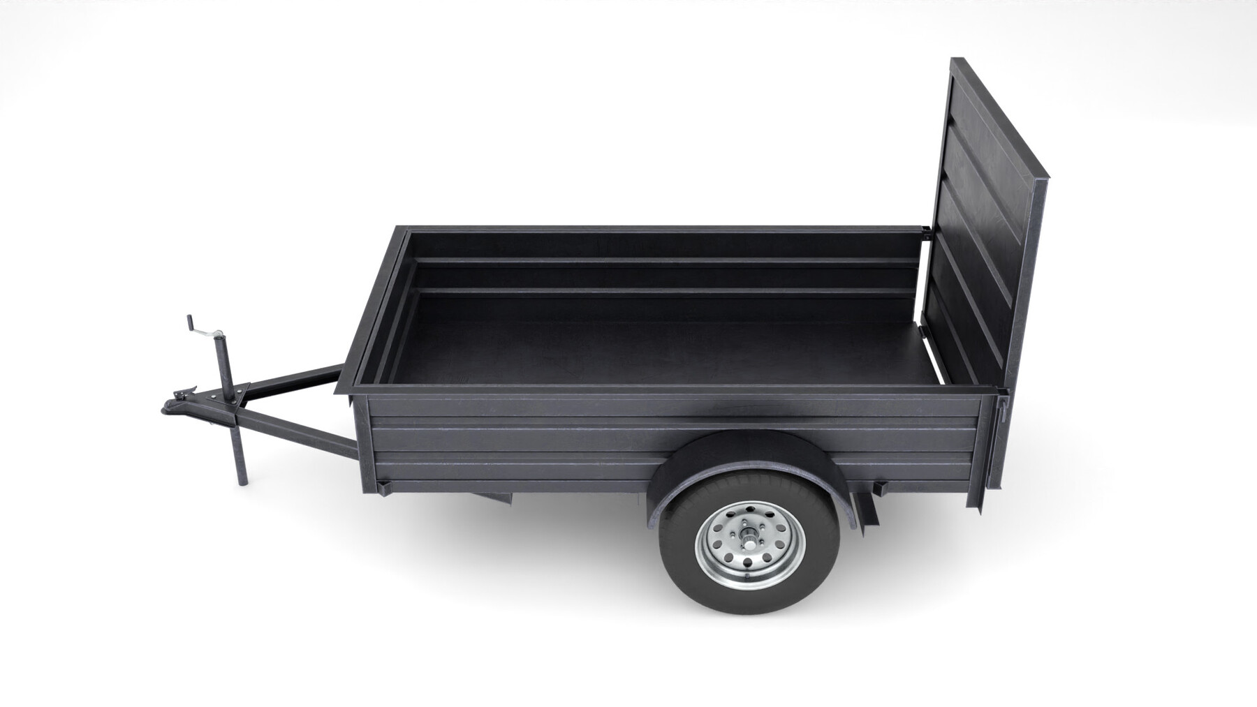 ArtStation - Utility Trailer 3D Model PBR 3D model | Resources