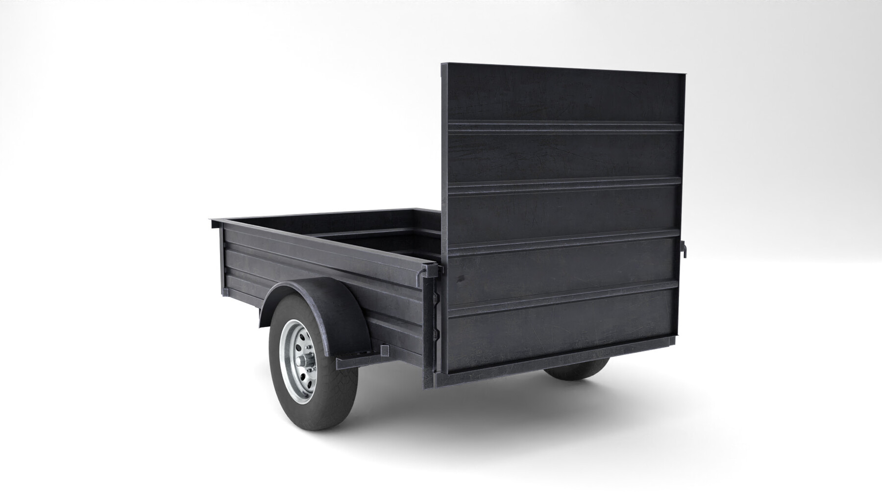 ArtStation - Utility Trailer 3D Model PBR 3D model | Resources