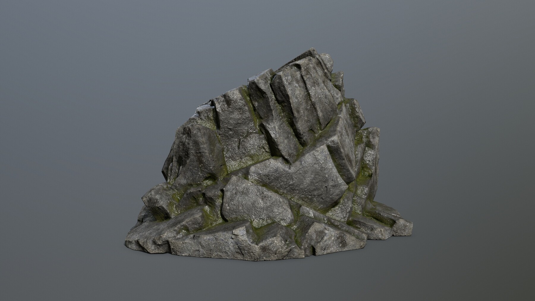 ArtStation - Mossy Rock Mountain | Game Assets
