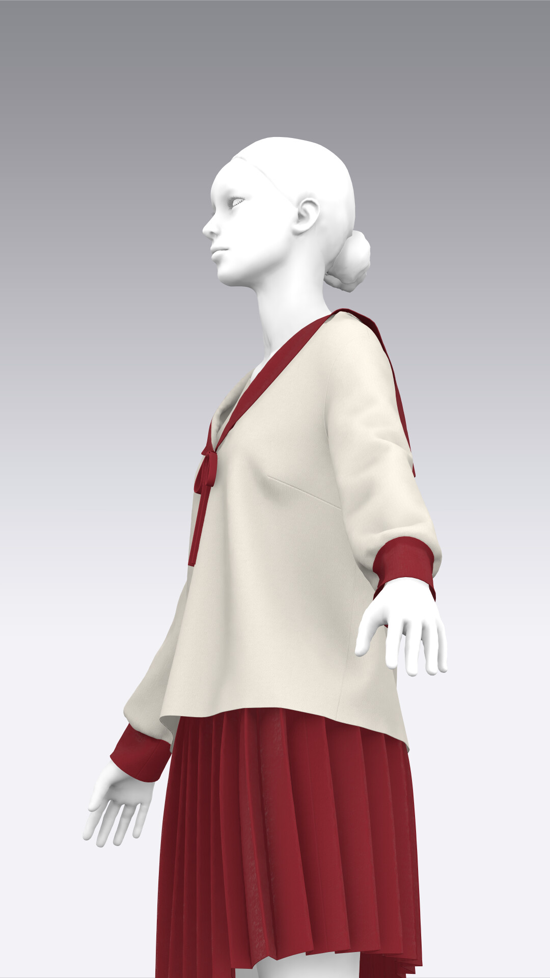 ArtStation - Japanese School uniform Seifuku Outfits MD CLO 3D ZPRJ ...