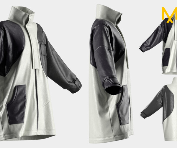ArtStation - Streetwear Tech Jacket #028 - Clo 3D / Marvelous Designer ...