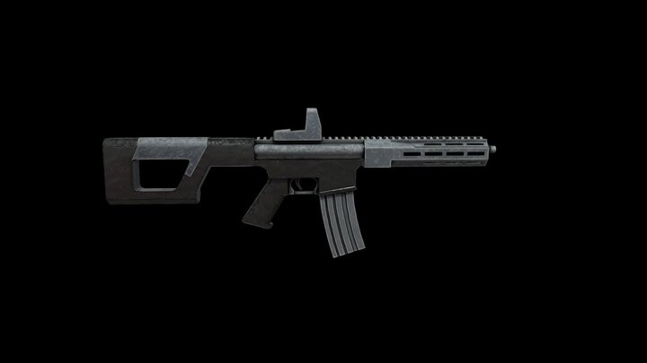 ArtStation - Assault rifle MG4 Gun - Low Poly 4k Ready to game Shooter ...