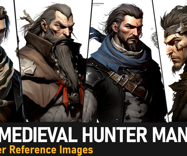 ArtStation - Medieval Hunter Man VOL.13|4K Reference Images | Artworks