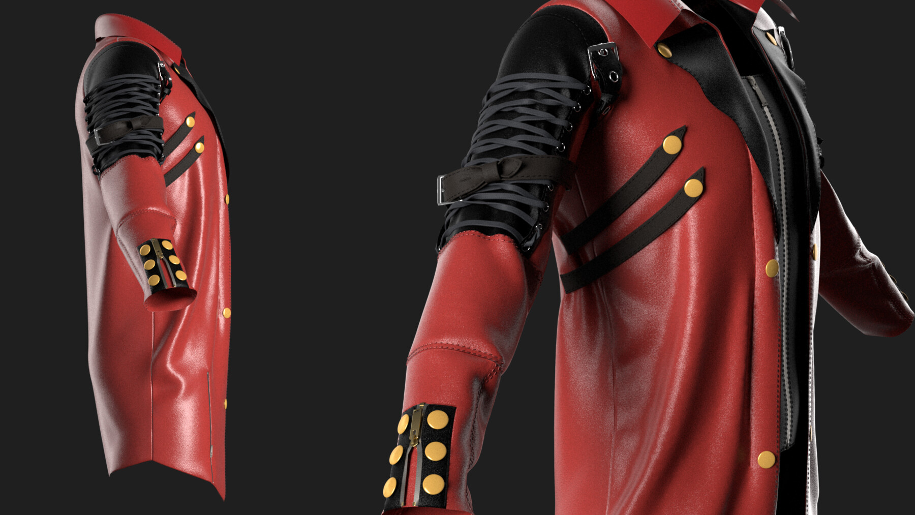 ArtStation - Jacket / Marvelous Designer / Clo 3D project + obj | Game Assets