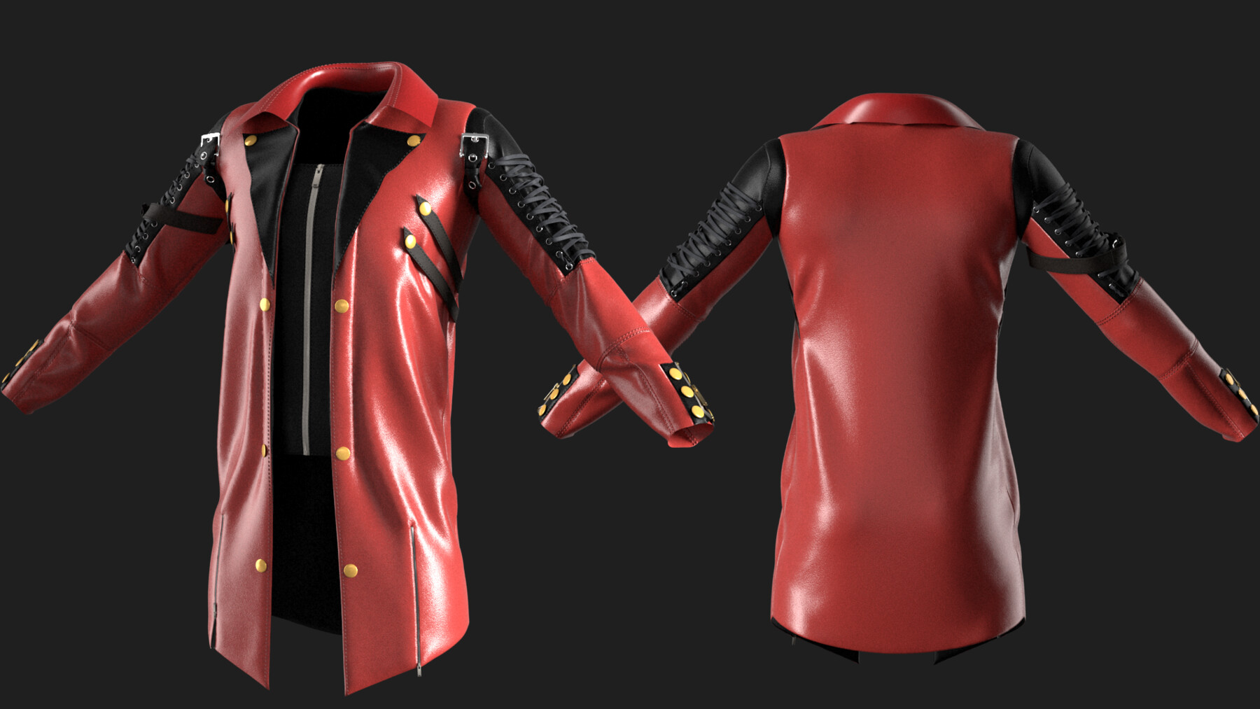 ArtStation - Jacket / Marvelous Designer / Clo 3D project + obj | Game Assets