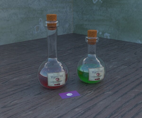 ArtStation - Medieval Flask Game RPG | Resources