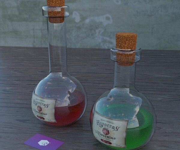 ArtStation - Medieval Flask Game RPG | Resources