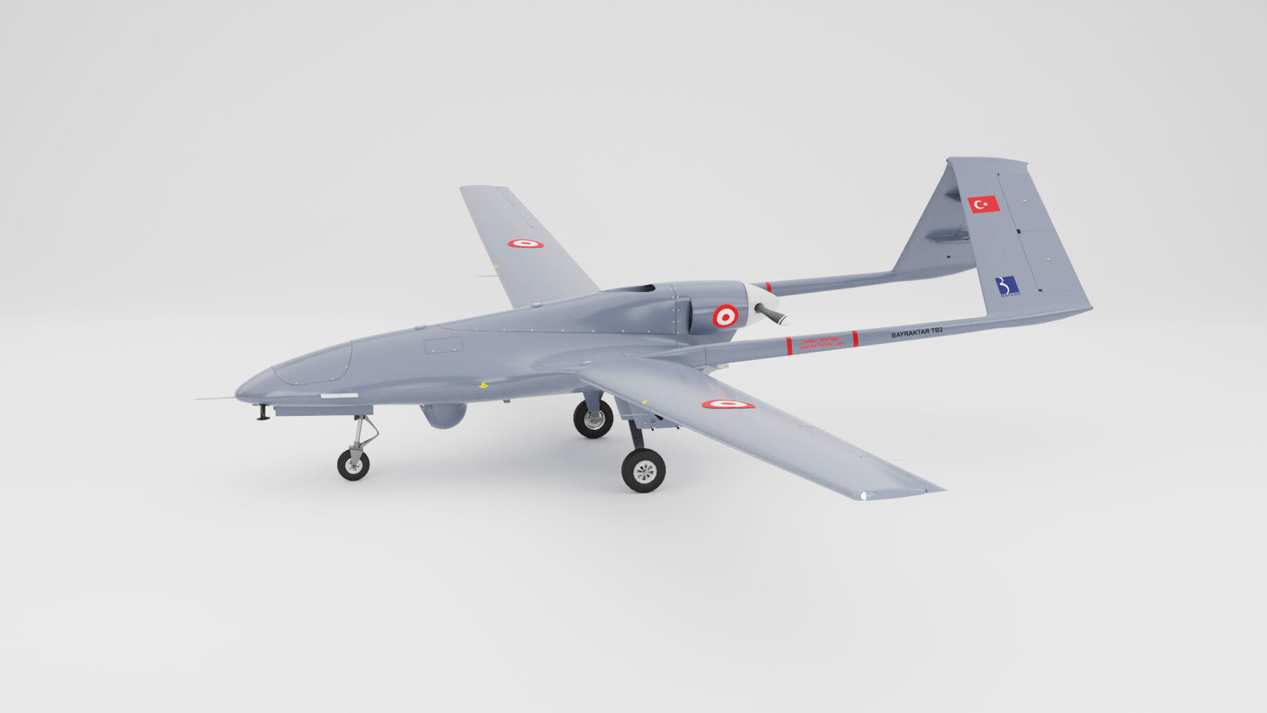 ArtStation - Bayraktar TB2 Drone 3D Model | Resources