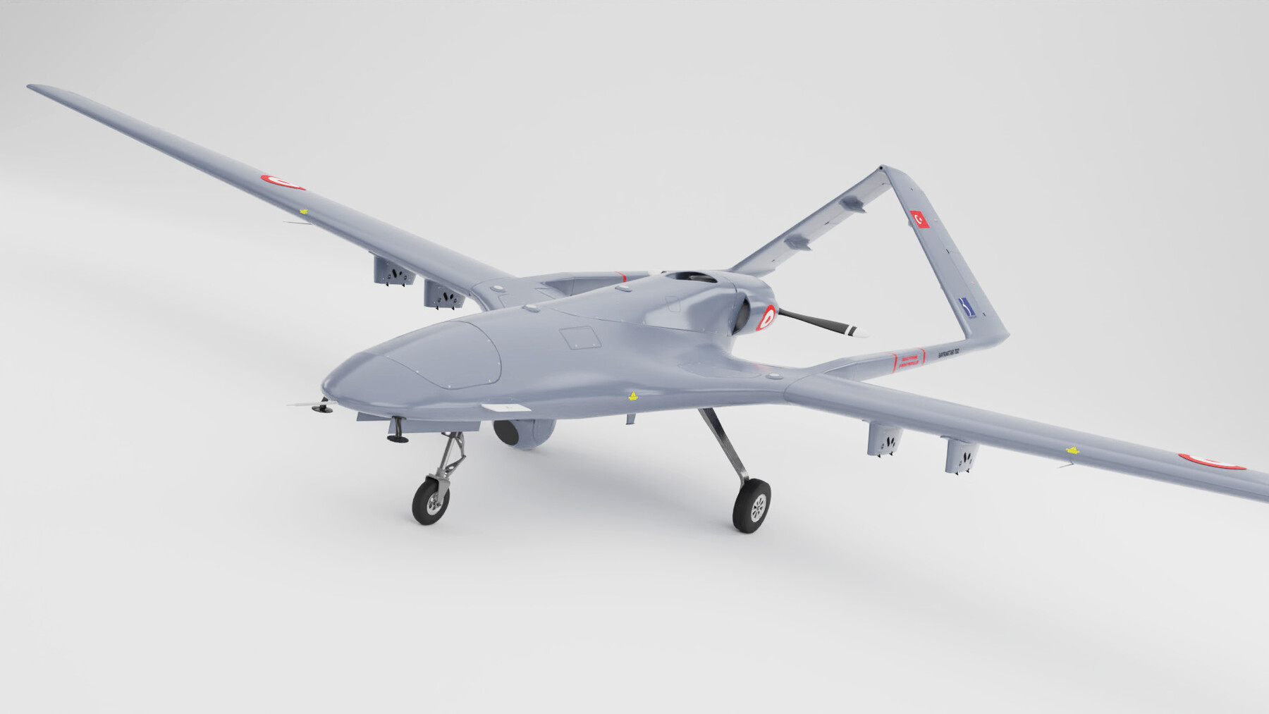 ArtStation - Bayraktar TB2 Drone 3D Model | Resources
