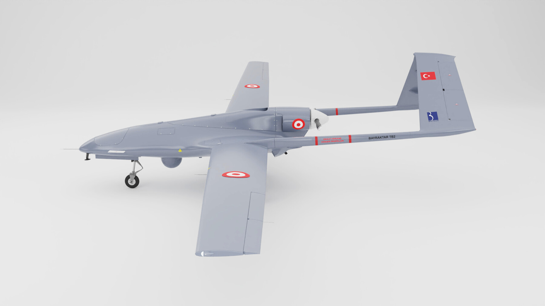 ArtStation - Bayraktar TB2 Drone 3D Model | Resources