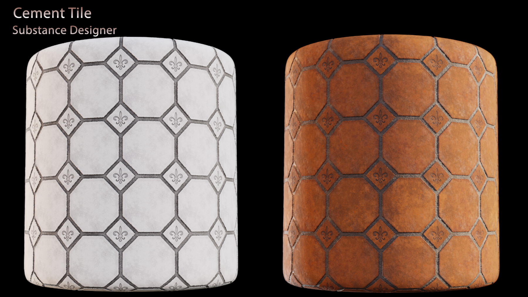 ArtStation - Cement Tile | Game Assets