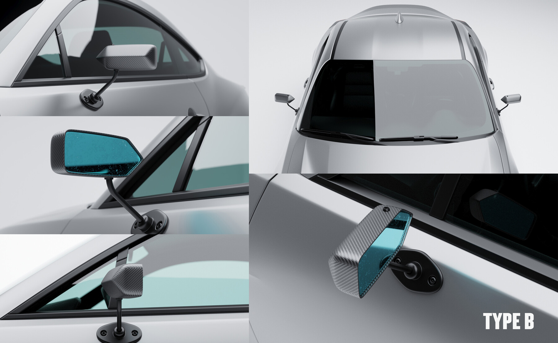 ArtStation - RACING MIRROR 3D MODEL PACKAGE VOL 1 | Game Assets