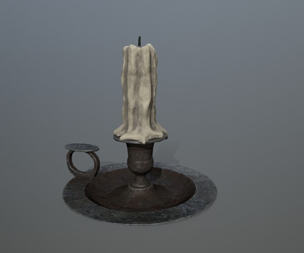 ArtStation - Candlestick | Game Assets