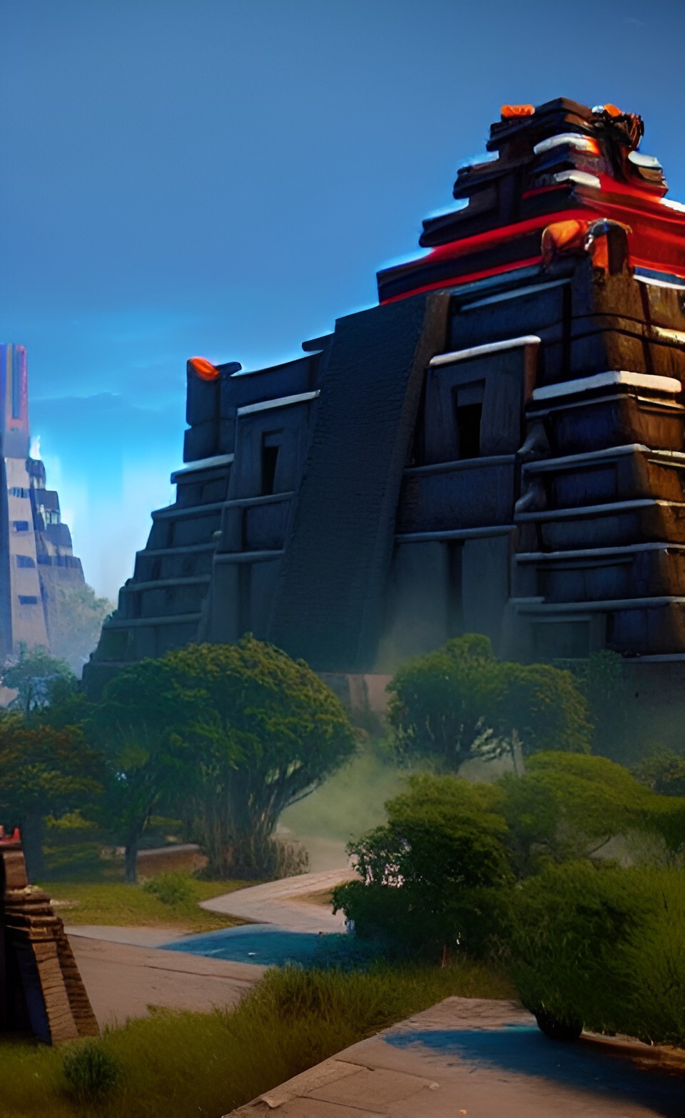 ArtStation - Aztec architecture 7900 jpg pack wombo art | Artworks