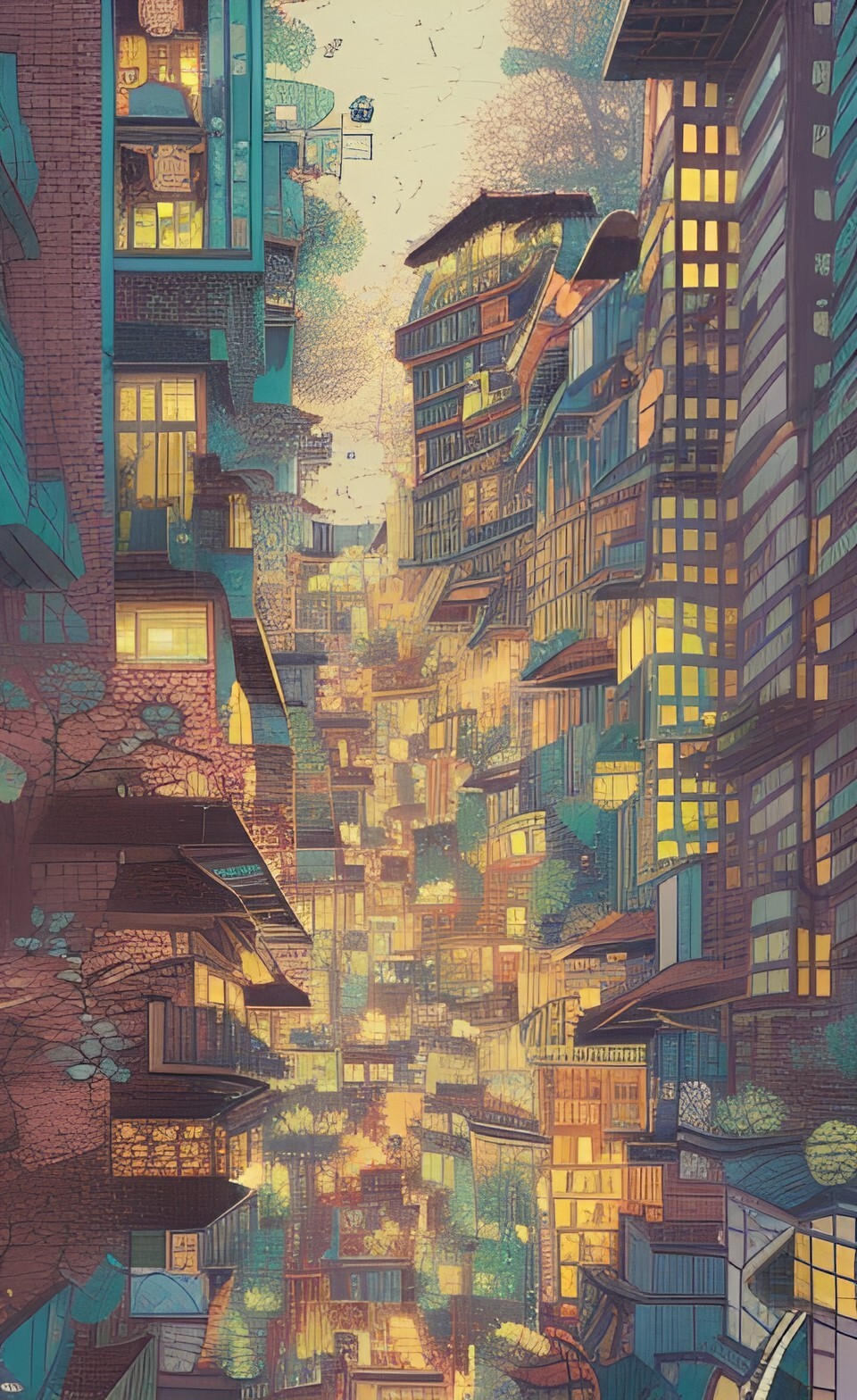 ArtStation - Vertical Townscaper 5400 jpg pack wombo art | Artworks