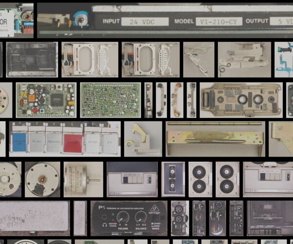 ArtStation - Electronics and Mechanical Texture Pack | Resources