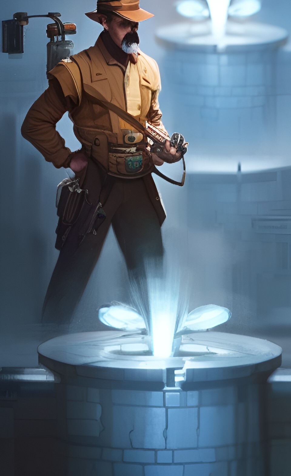 ArtStation - engineer with a thick moustache 8400 jpg pack wombo art | Artworks