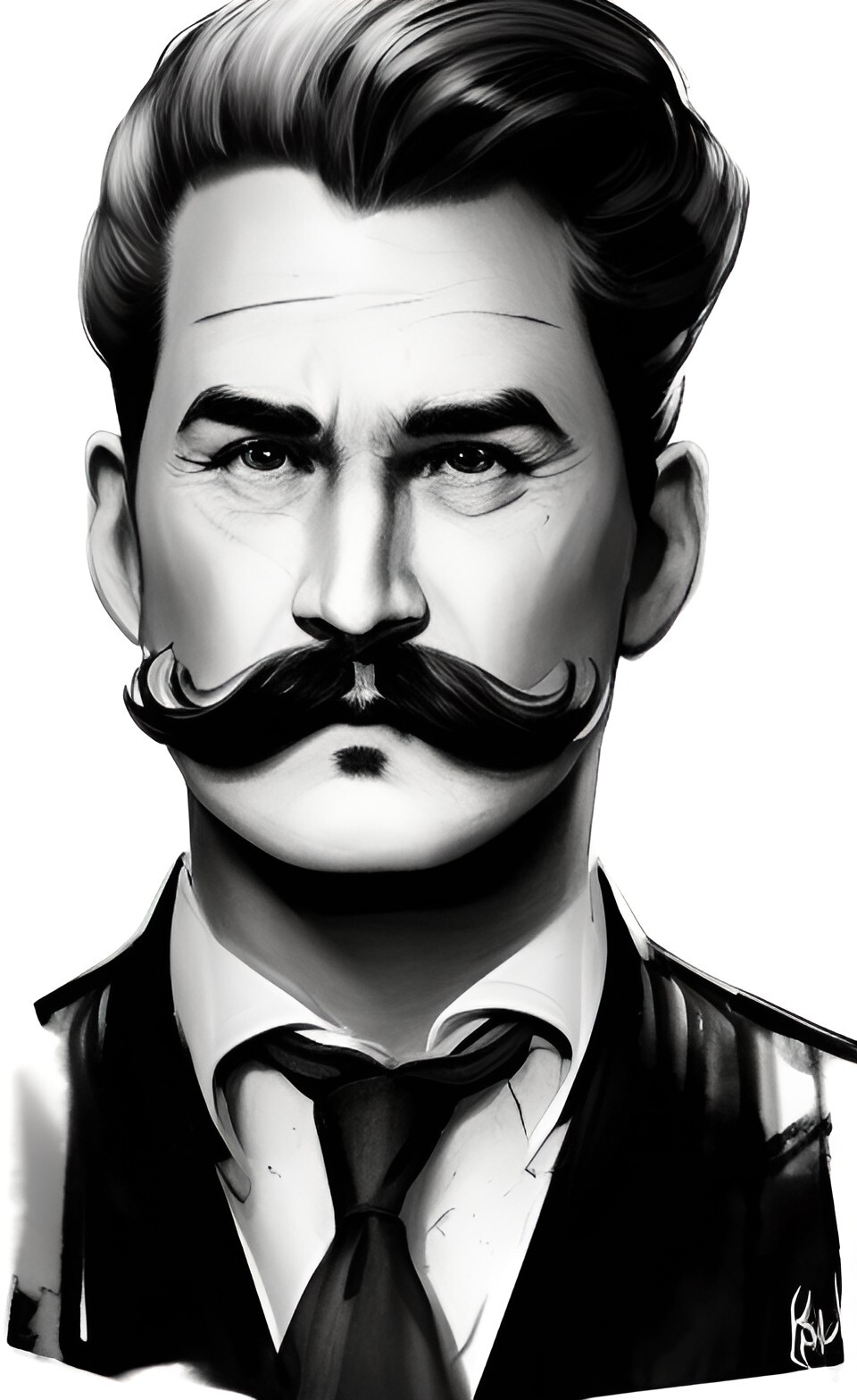 ArtStation - engineer with a thick moustache 8400 jpg pack wombo art ...