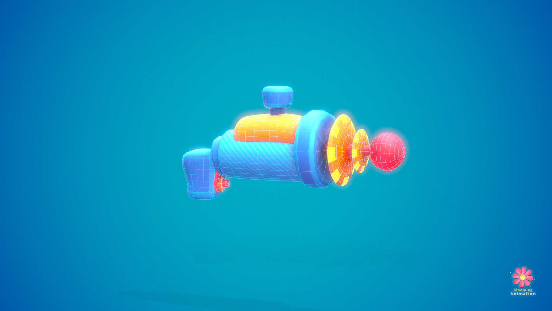 ArtStation - Stylized Laser Gun | Game Assets