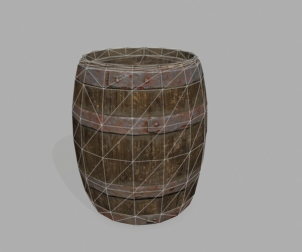 ArtStation - Barrel | Game Assets