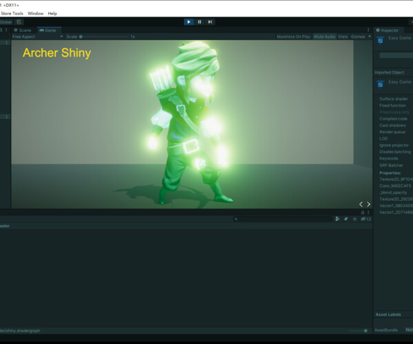 ArtStation - Unity VFX - Shiny Shader Effect | Game Assets