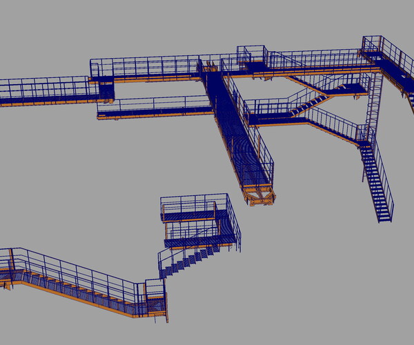 ArtStation - factory stairs | Resources