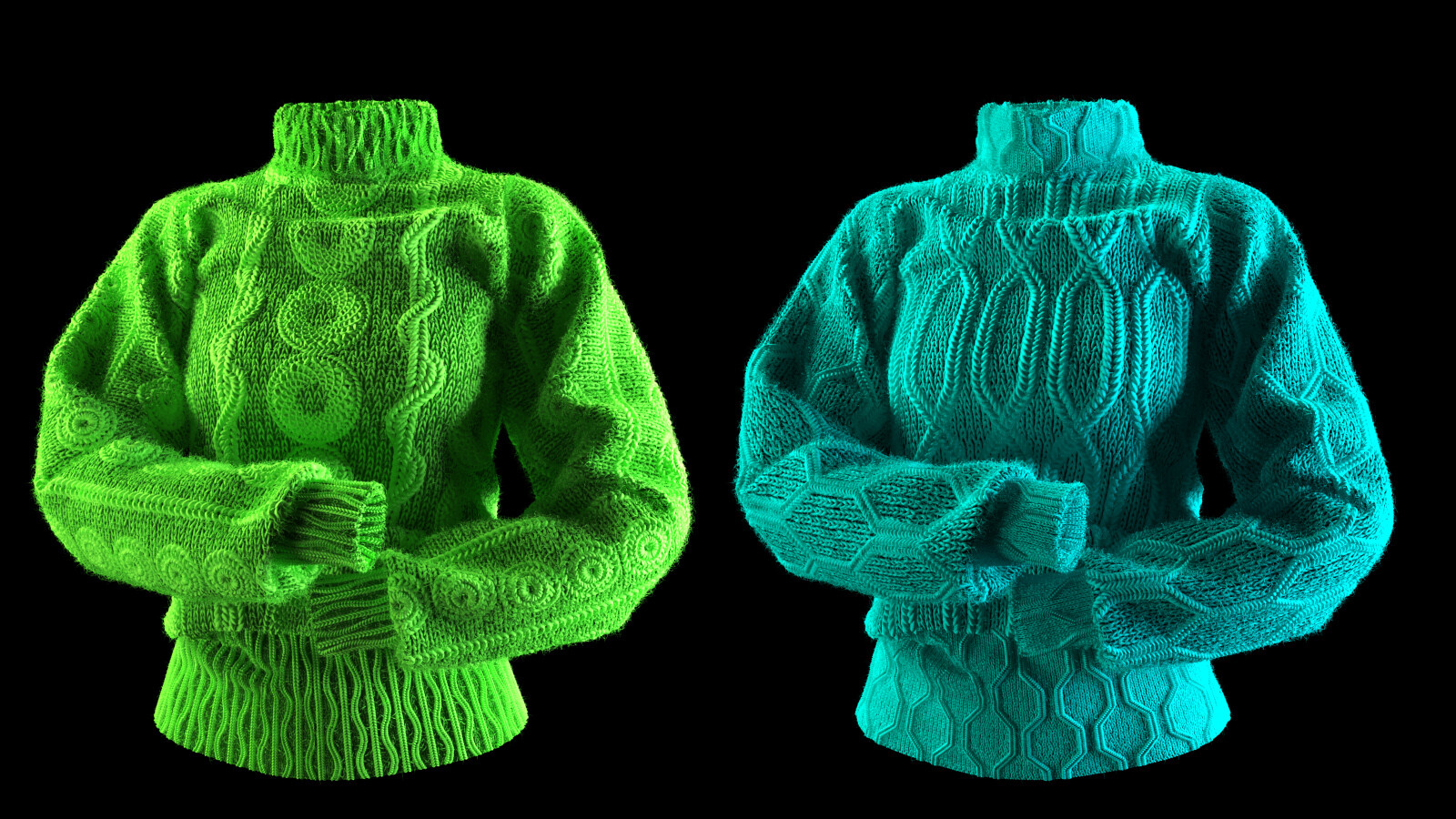 ArtStation - WOOL, TRICOT AND KNITTED Alpha Brush Bundle vol2 | Brushes