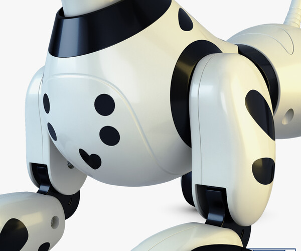 ArtStation - Zoomer Robot Dog Dalmatian | Resources