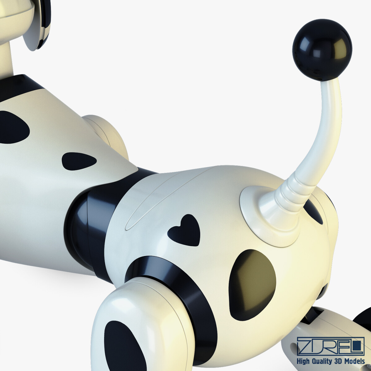 ArtStation - Zoomer Robot Dog Dalmatian | Resources