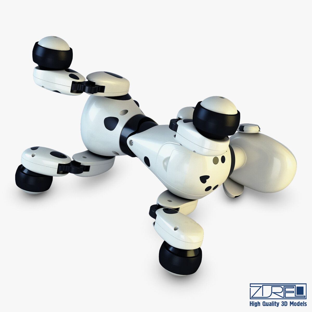 ArtStation - Zoomer Robot Dog Dalmatian | Resources