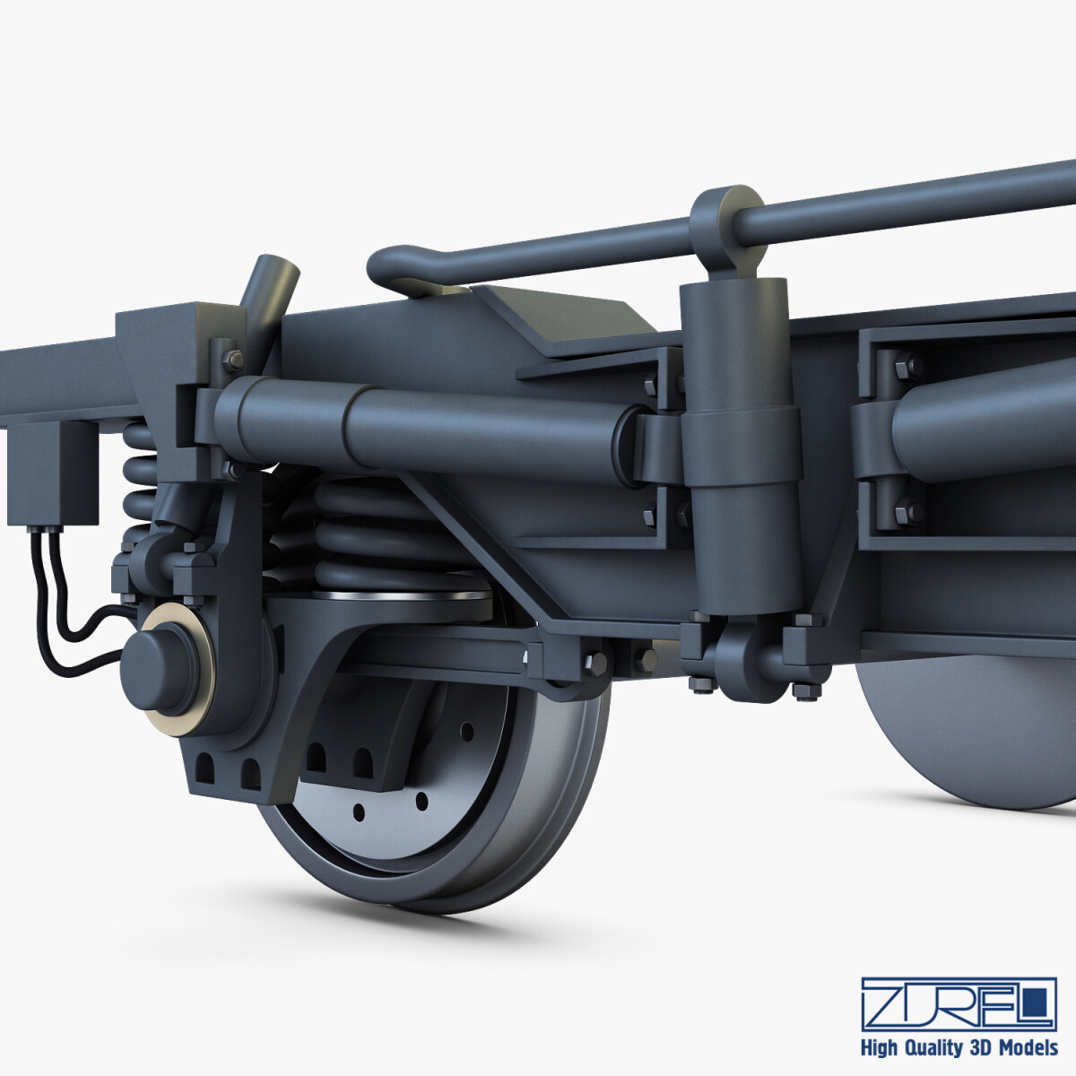 ArtStation - High Speed Train Chassis v 1 | Resources