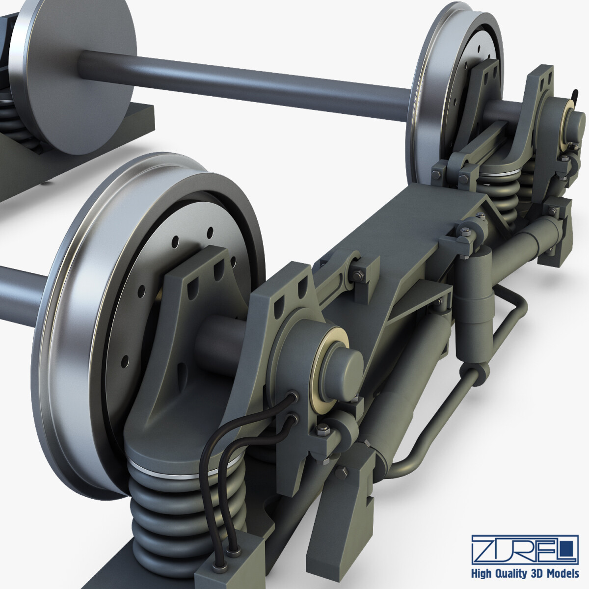 ArtStation - High Speed Train Chassis v 1 | Resources