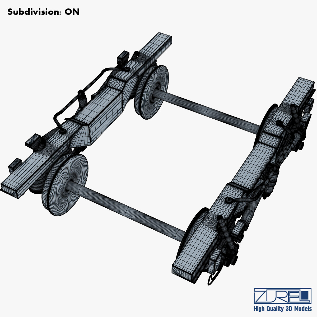ArtStation - High Speed Train Chassis v 1 | Resources